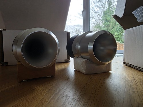 Visaton TL-16 H High-End Horn Tweeter Titanium PAIR NOS New Boxed ...