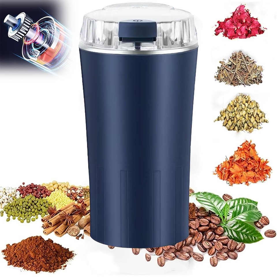 Electric Coffee Grinder Grinding Milling Bean Nut Spice Matte Blade ...