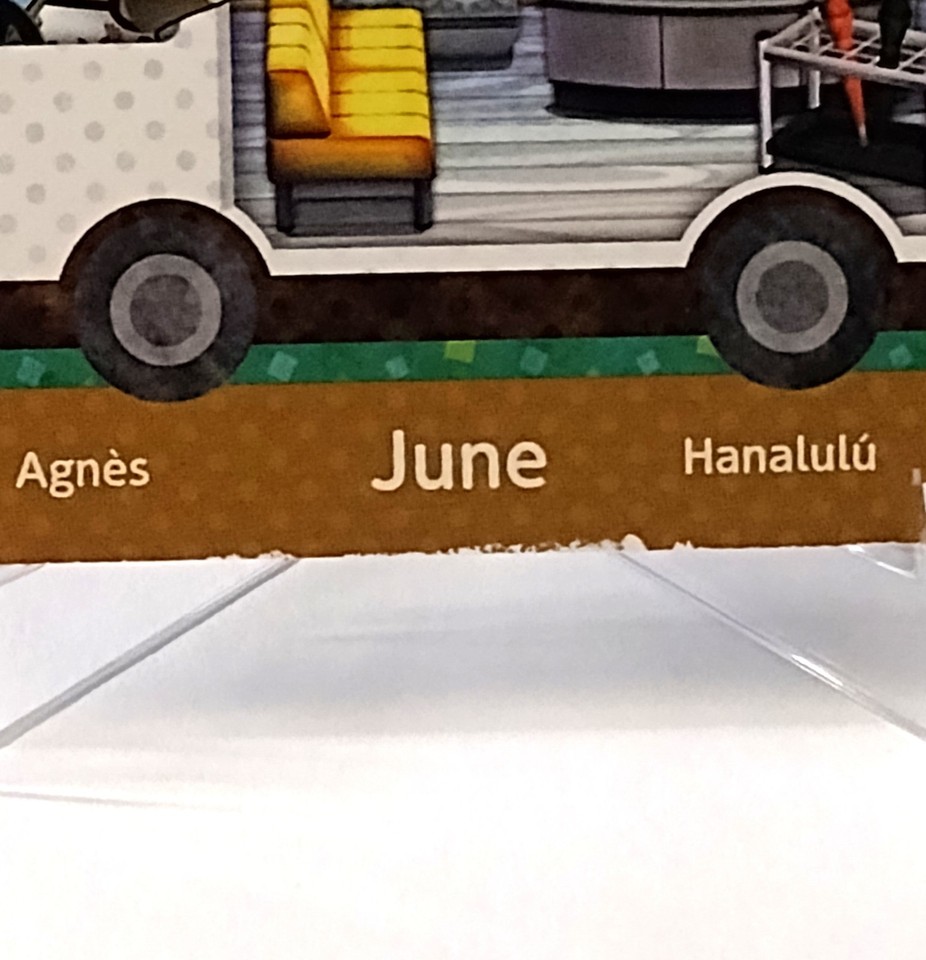 June #03 Animal Crossing New Leaf Welcome Amiibo Card RV Series NA Read ...
