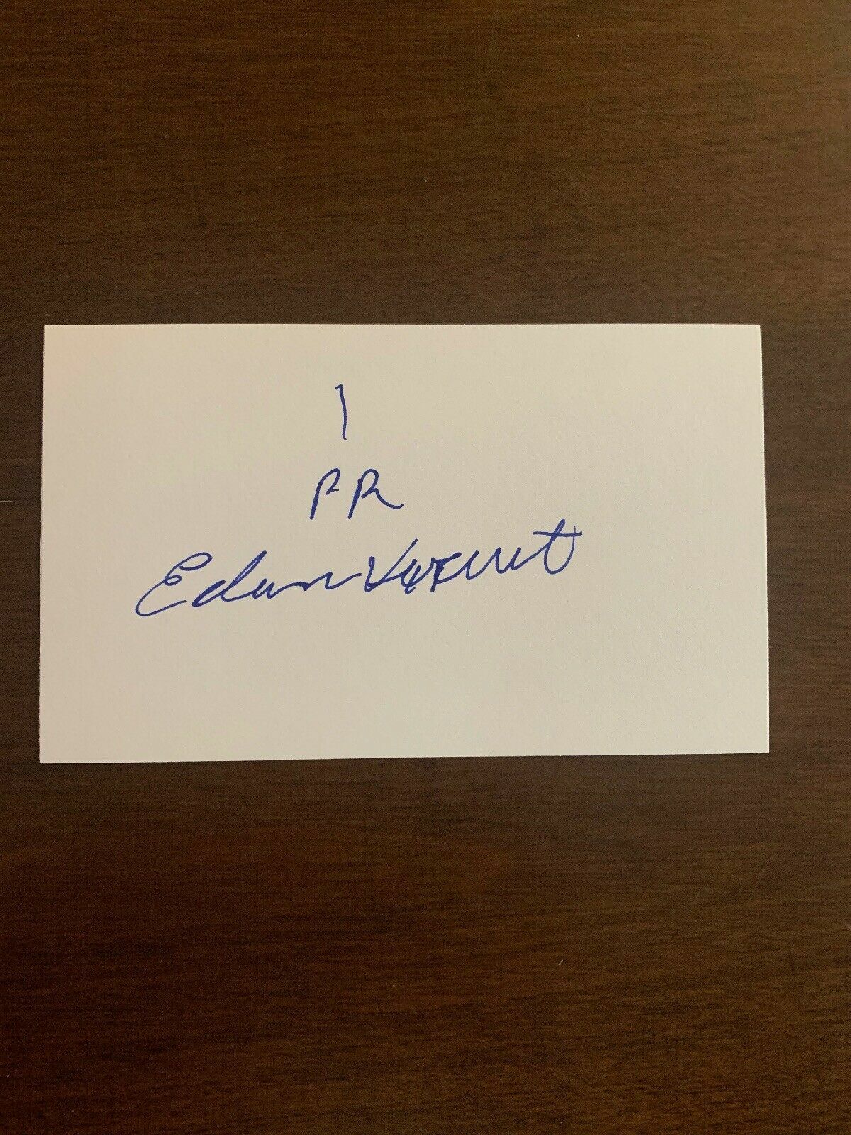 EDWIN VIRUET - BOXER - AUTHENTIC AUTOGRAPH SIGNED- B5936 | eBay