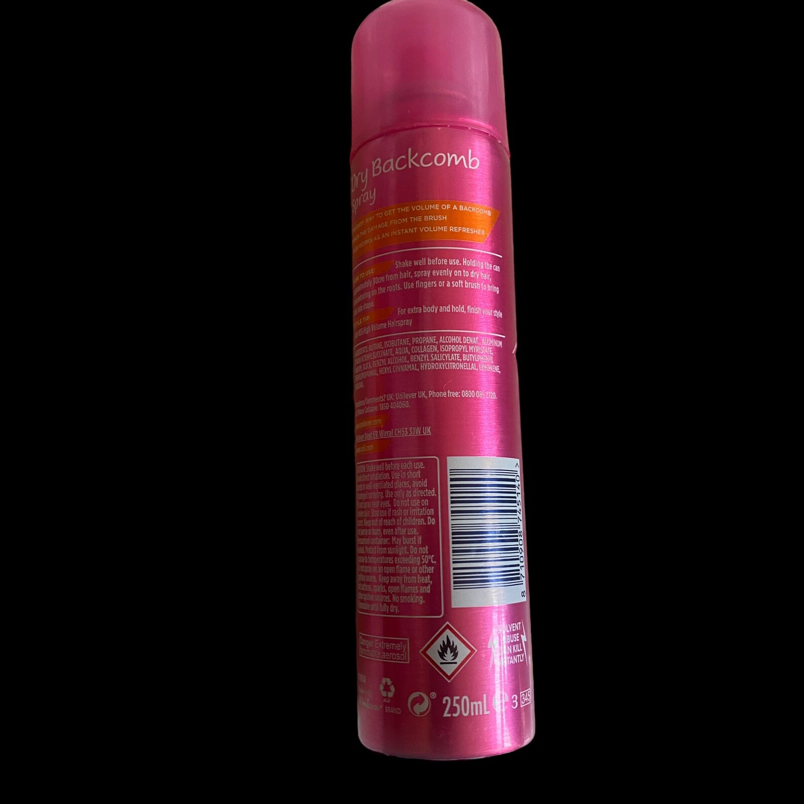 V05 250 ml Dry Backcomb Spray for sale online | eBay