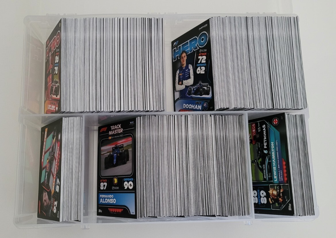 Formula 1 F1 Turbo Attax 2022 - Big Lot of 100 cards (20 foil) | eBay