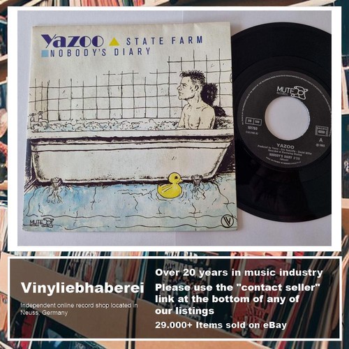 Yazoo - Nobody's diary/ State farm 7'' Vinyl France | eBay