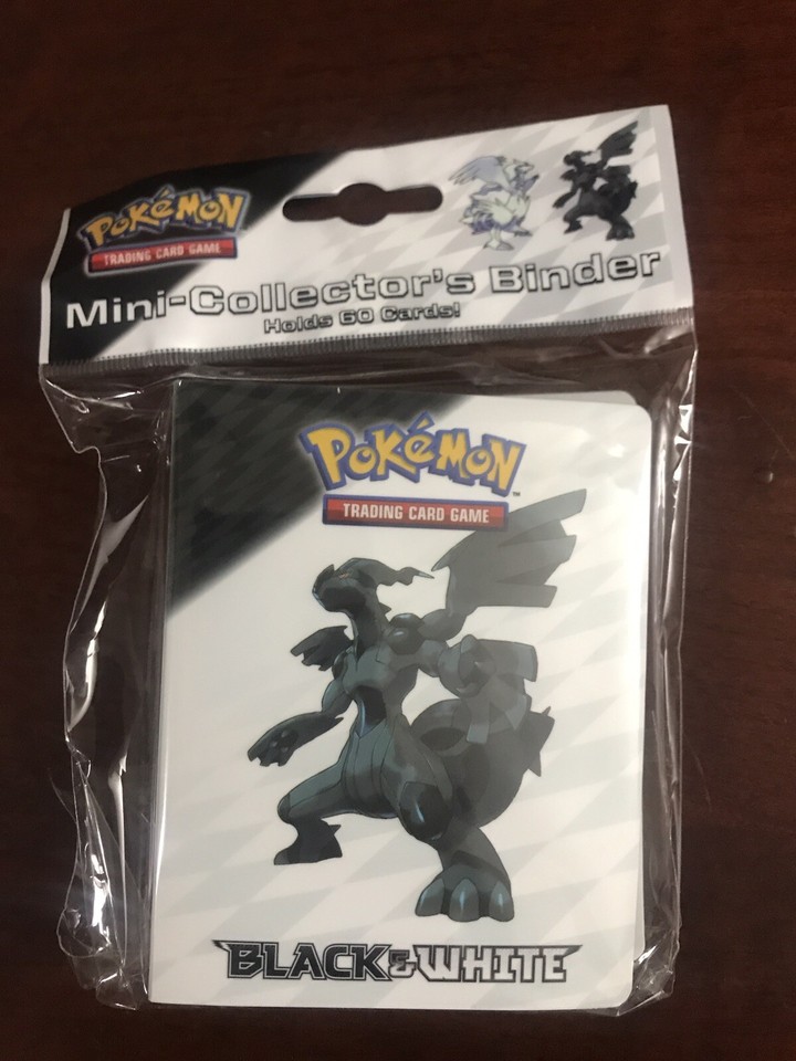 Pokemon 60 Card Album (New-Black & White) Holder | eBay