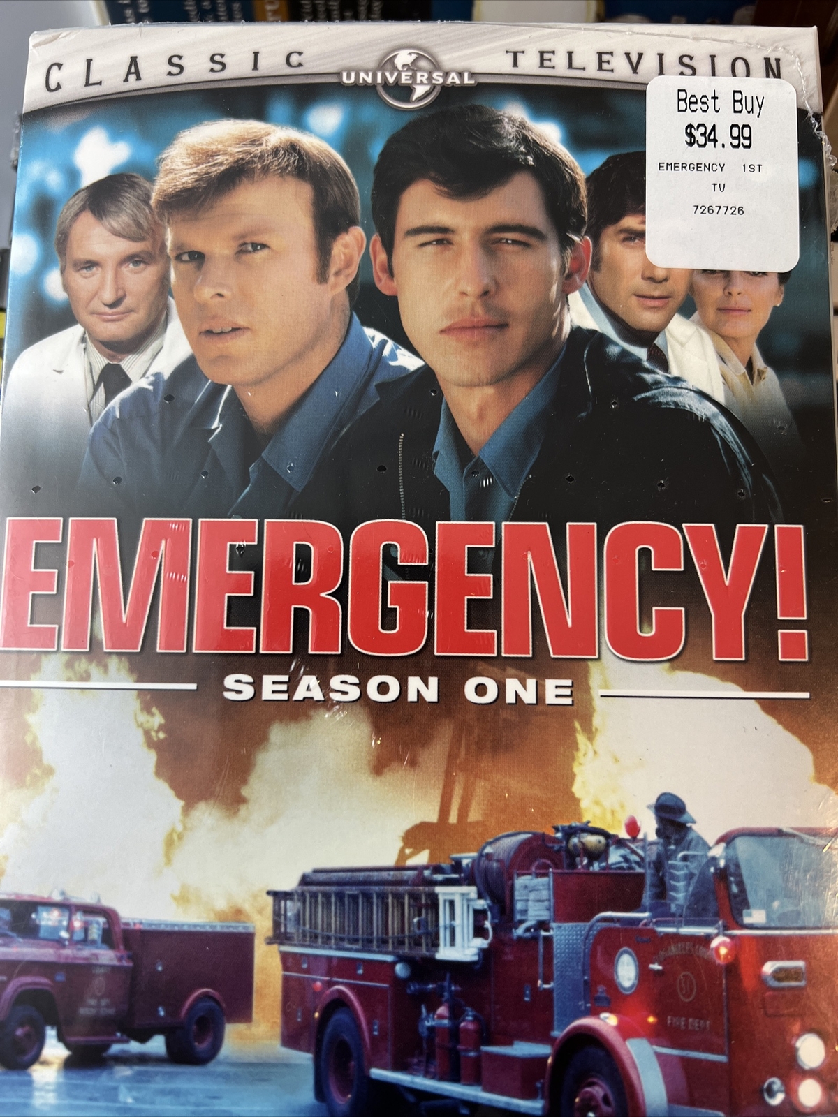 EMERGENCY Season 1 (DVD, 2005, 2-Disc Set) W/ Slipcover. Classic ...