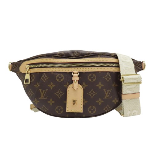LOUIS VUITTON High Rise Monogram Canvas Brown Fanny Pack Bumbag New ...