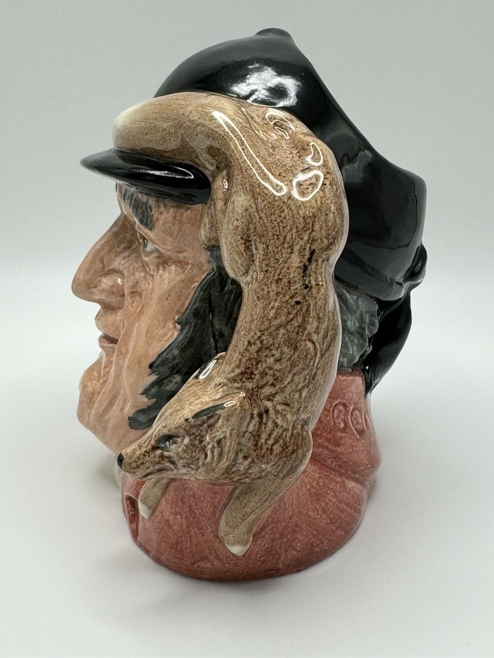 Royal Doulton Gone Away Toby Jug Mug small 4” D6538 Vintage 1959 Hunter ...