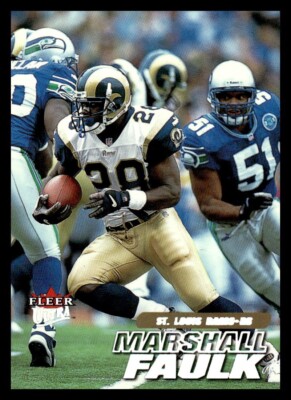Marshall Faulk 2001 Ultra #206 St. Louis Rams Football Card | eBay