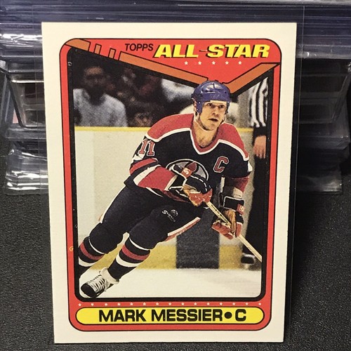 Mark Messier All-Star 1990-91 Topps #193 Edmonton Oilers Hockey Card | eBay