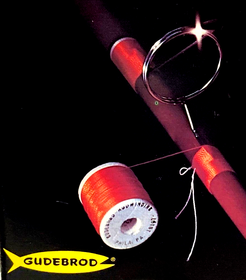 GUDEBROD Rod Winding Nylon Thread 100 Yard Spool Type A - Choose Your ...