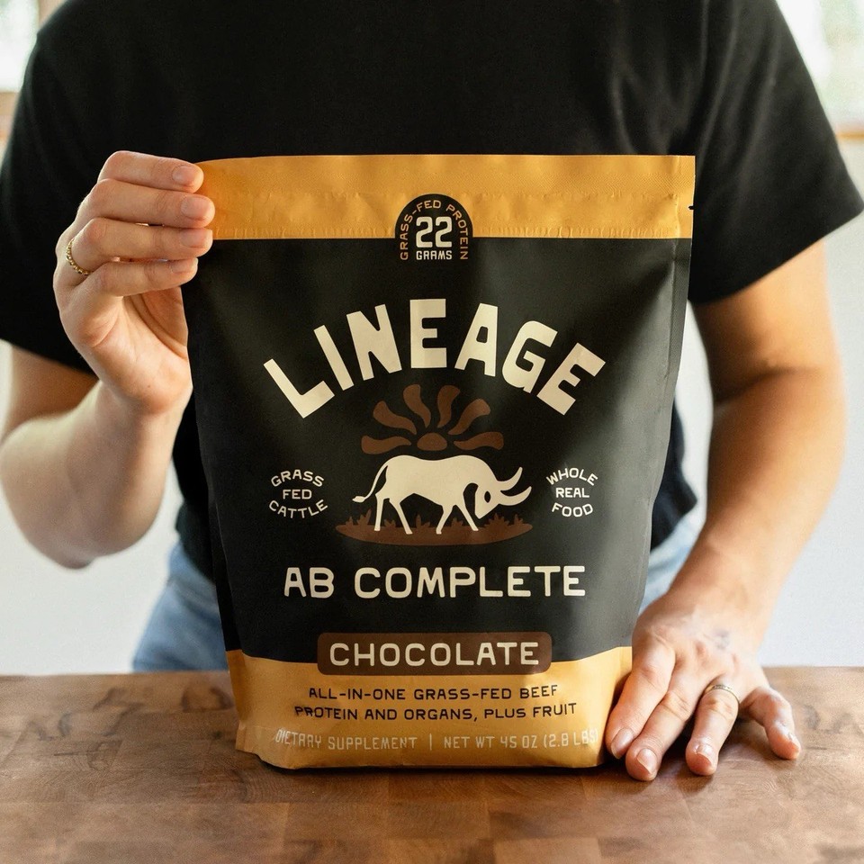 LINEAGE PROVISIONS AB COMPLETE PROTEIN POWDER CHOCOLATE 2.8LBS EXP 10/ ...