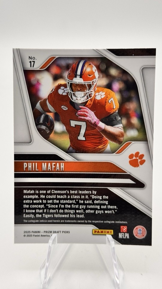2025 Panini Prizm Draft Picks - Phil Mafah #17 (RC) | eBay