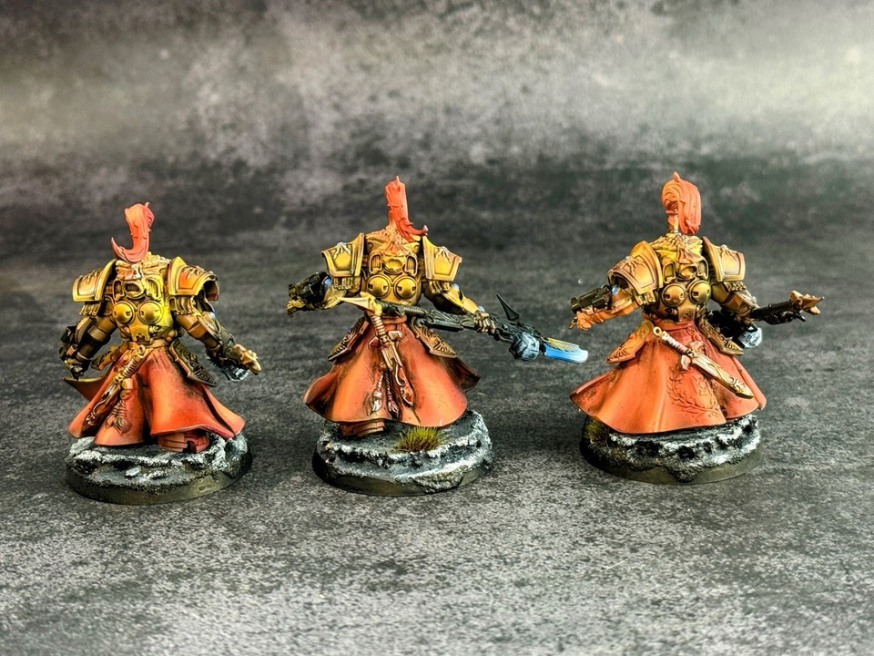 Warhammer 40k Adeptus Custodes Allarus Terminators NMM Painted | eBay