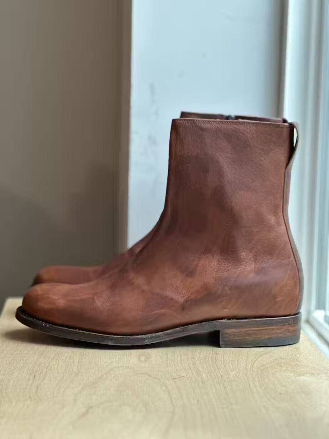 Viberg Wholecut Herald boot in Regency Calf size 10 - Gem