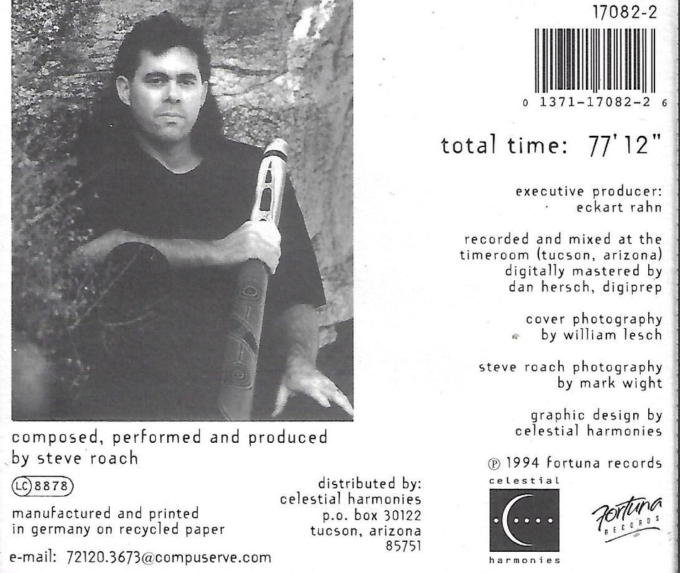 Artifacts by Steve Roach (CD, 1994, Fortuna) 13711708226 | eBay