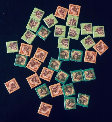 Catan Expansion Traders & Barbarians | All 36 Commodity Tokens | Game ...