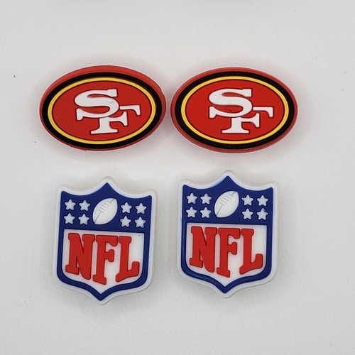 NFL San Francisco 49ers Football Team For Crocs Shoe Charms Jibbitz - 4 ...