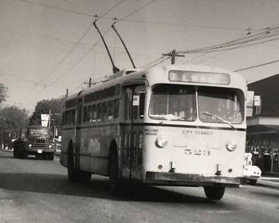 City Transit Lines CTL Dayton Ohio Trackless Trolley Bus #523 Route 7 ...