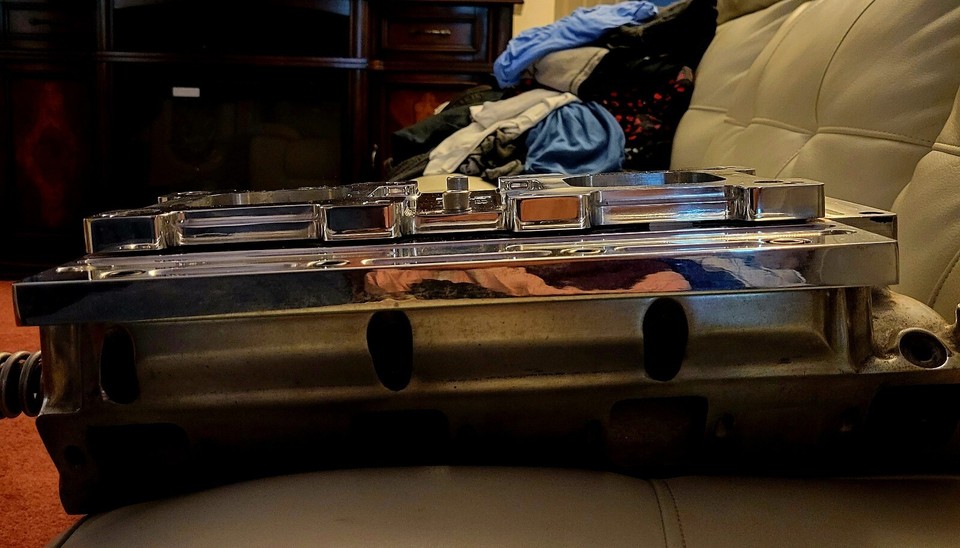 426 Hemi Blower Intake Manifold. With Custom Adapter Plate. ( BIG AL"S ...