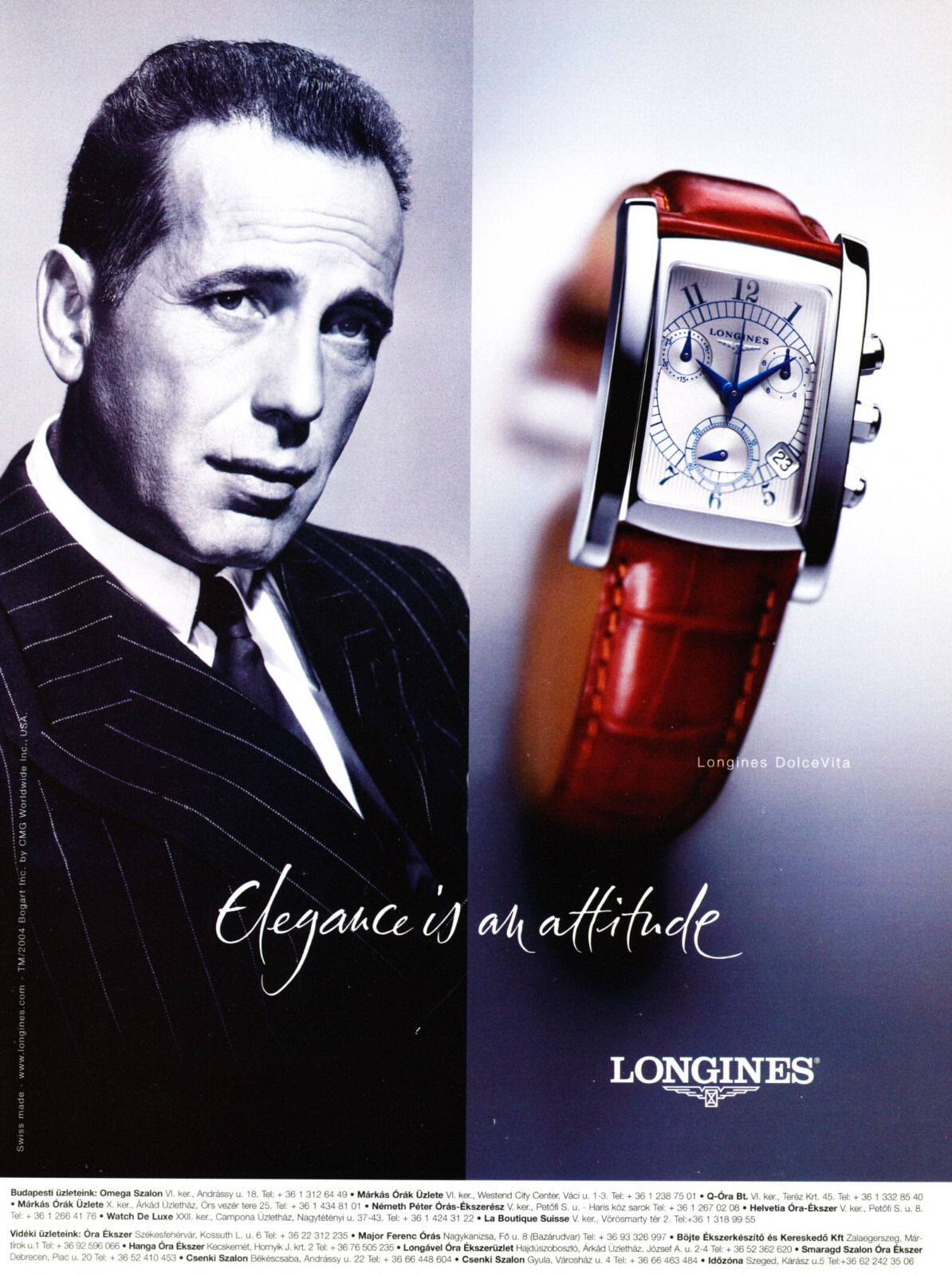 LONGINES WATCH MAGAZINE promo ad #01 ORIGINAL PAGE foreign *PLAYBOY* H ...