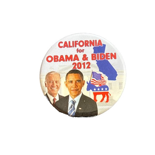 2012 Barack Obama for President California 50 State 1.5" Button Joe ...