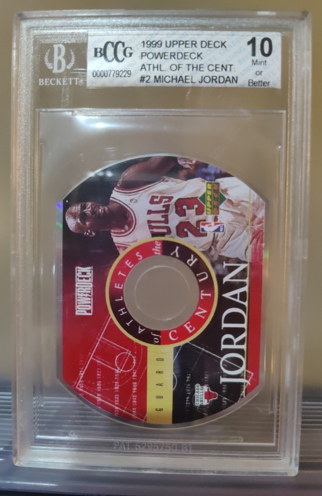 1999 Upper Deck Power Deck Athletes of the Century Michael Jordan HOF ...