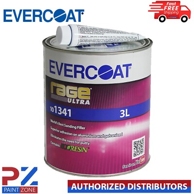 EVERCOAT RAGE ULTRA 101341 RAGE ULTRA BODY FILLER BEIGE WITH BPO ...
