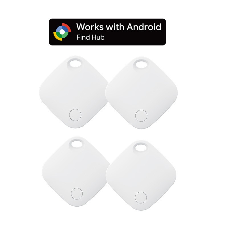 4PCS Android GPS Trackers Smart Tag Work with Google's Find Hub Finder ...