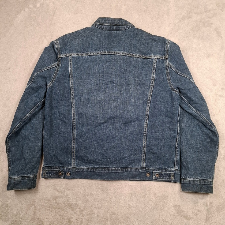 Levi’s Jacket Mens Large Blue Denim Vintage Type II Quilt Lined Trucker ...