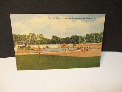 The J. S. Mack Community Swimming Pool Indiana Pa Postcard | eBay