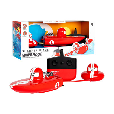 Sharper Image Wave Rage Remote Control Boat - Red | eBay
