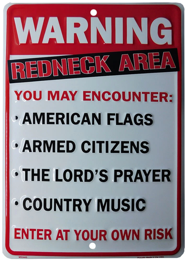 Redneck Warning Signs