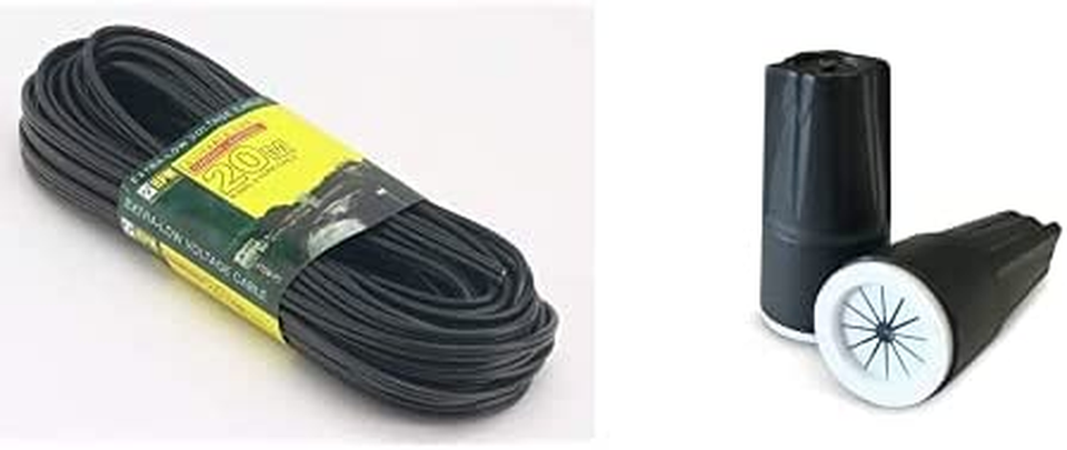 HPM 12V 1.3Mm² Standard Duty Garden Lighting Cable 20M + Garden ...