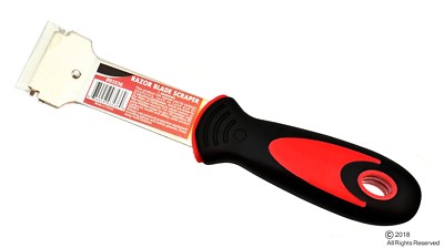 Tooluxe Razor Blade Scraper w/ Soft Grip Paint Wallpaper Removal Tool ...