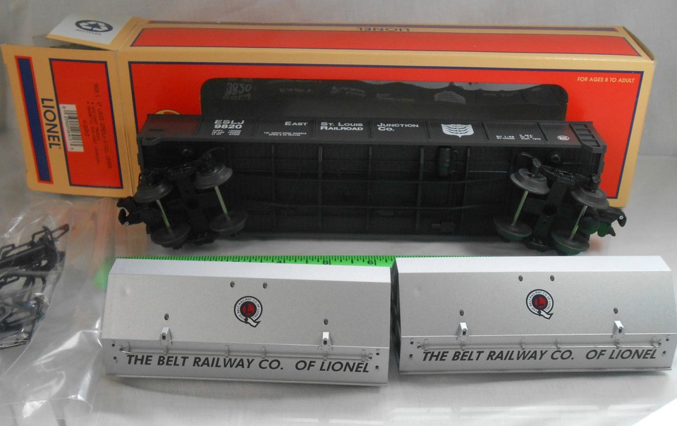 Lionel 6-26913 9820 East St. Louis gondola with coil covers | eBay