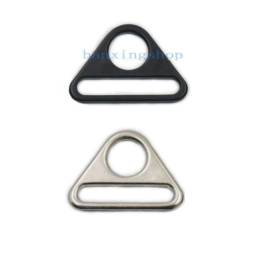 Adjuster triangle with bar Buckle Cast 1.5" 38mm Swivel Clip D dee Ring ...