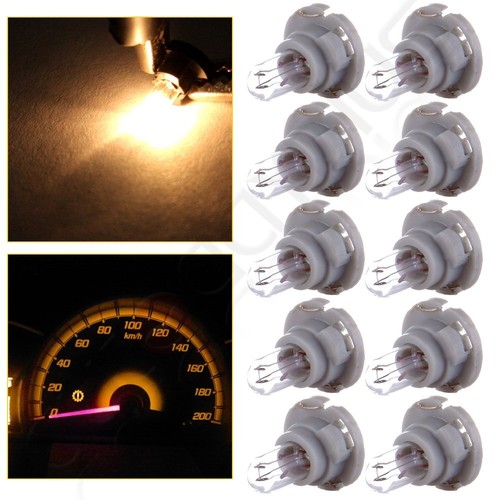 10 T5/T4.7 Neo Wedge Warm White Car Bulb A/C Climate Control Light 12V ...