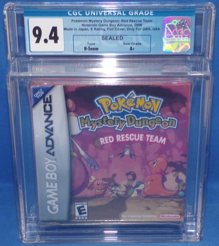 Pokemon Mystery Dungeon: Red Rescue Team Game Boy Advance CGC 9.4 A+ ...
