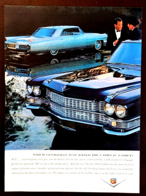 Cadillac Original 1963 Vintage Print Ad | eBay