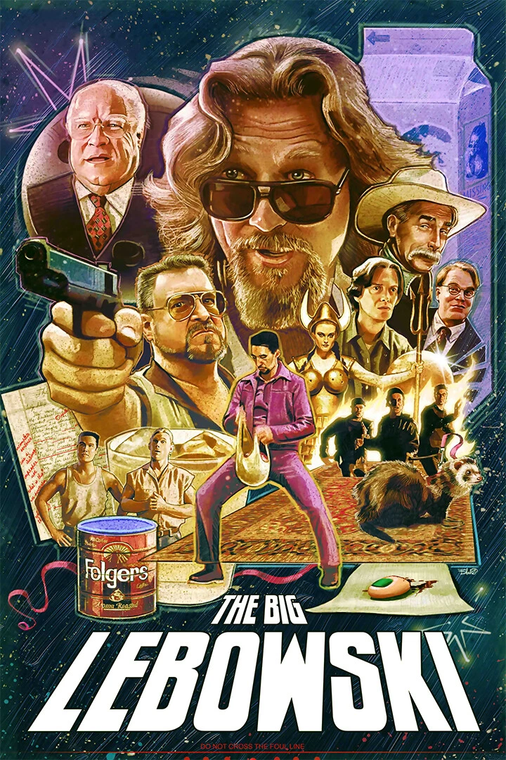 The Big Lebowski Rug Poster