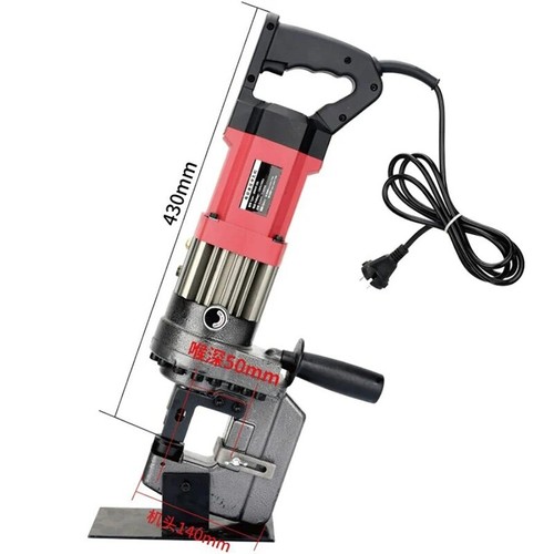 High-power Portable Angle steel Punching Machine U-type Steel Plate ...