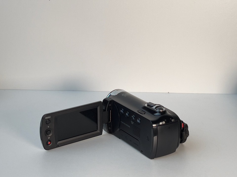 Samsung HMX-F80 HD Flash Memory Camcorder w/ 52X Schneider Optical Zoom ...