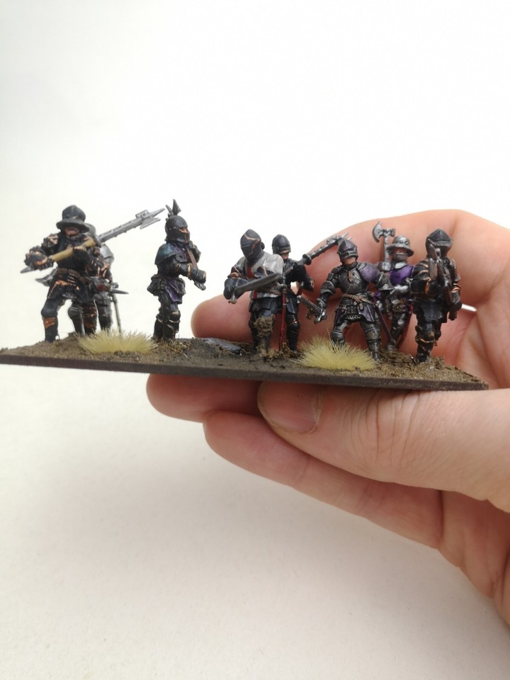 28mm Painted Medieval Perry ? Miniatures Infantry Foot Knights Wotr ...