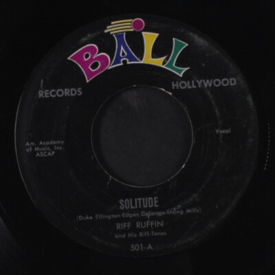 RIFF RUFFIN: i'm confessin' / solitude BALL 7" Single 45 RPM | eBay