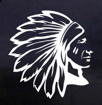 Indian Chief Headdress Decal Sticker Car Truck Tumbler Wall Window 22 ...