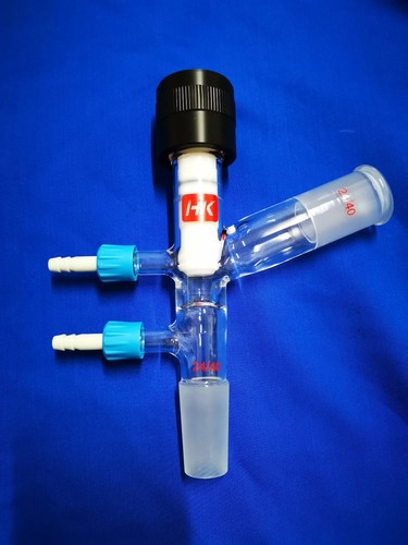 75 ° Glass Vacuum Valve Adapter, 24/40 Joints and GL14 | eBay