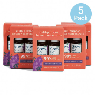 Grove Co. Multi-Purpose Cleaner Concentrate 1oz Lavender Thyme – 5 Pack ...