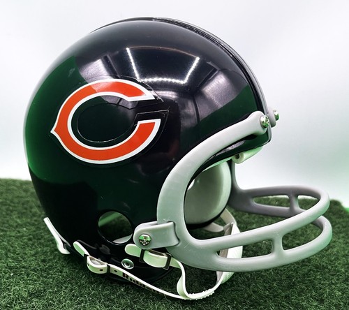 CUSTOM RIDDELL VINTAGE MINI FOOTBALL HELMET - CHICAGO BEARS | eBay
