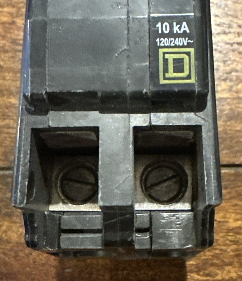 Square D QOB2100 2 Pole Circuit Breaker 100A Amps 120/240 V Used Main ...