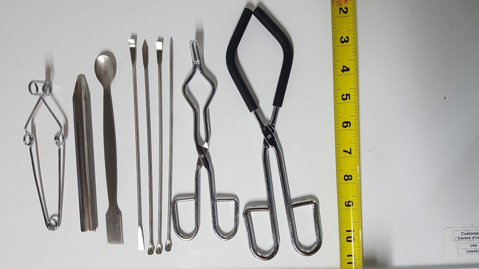 Lab Tools Tongs / Scoop / Spatulas / Clamp/ microscale medicine spoon ...